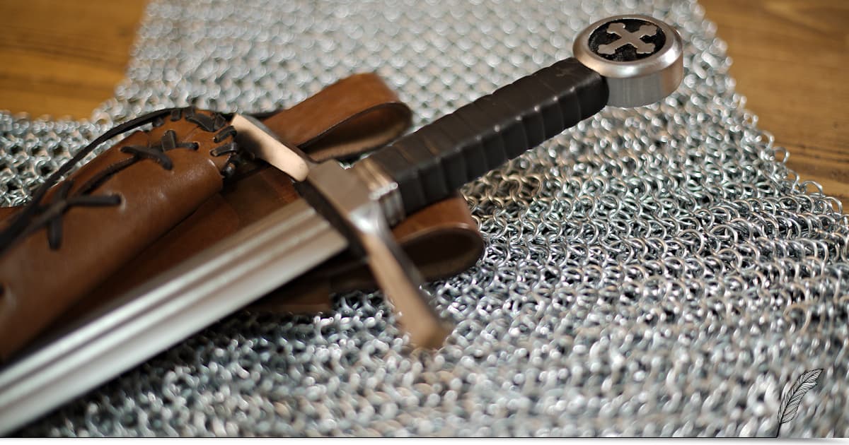 Épée médiévale du chevalier croisé #Terressens