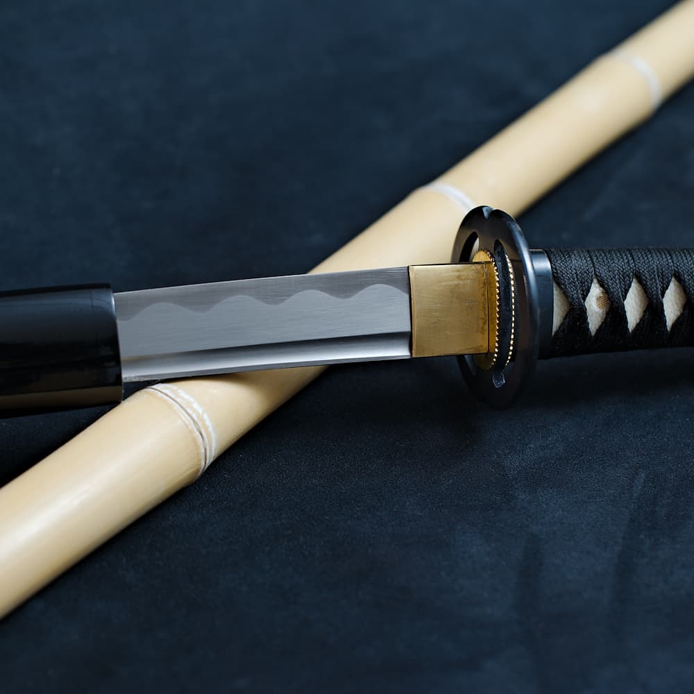 Wakizashi aiguisé noir Miyamoto Musashi 宮本 武蔵 #Terressens